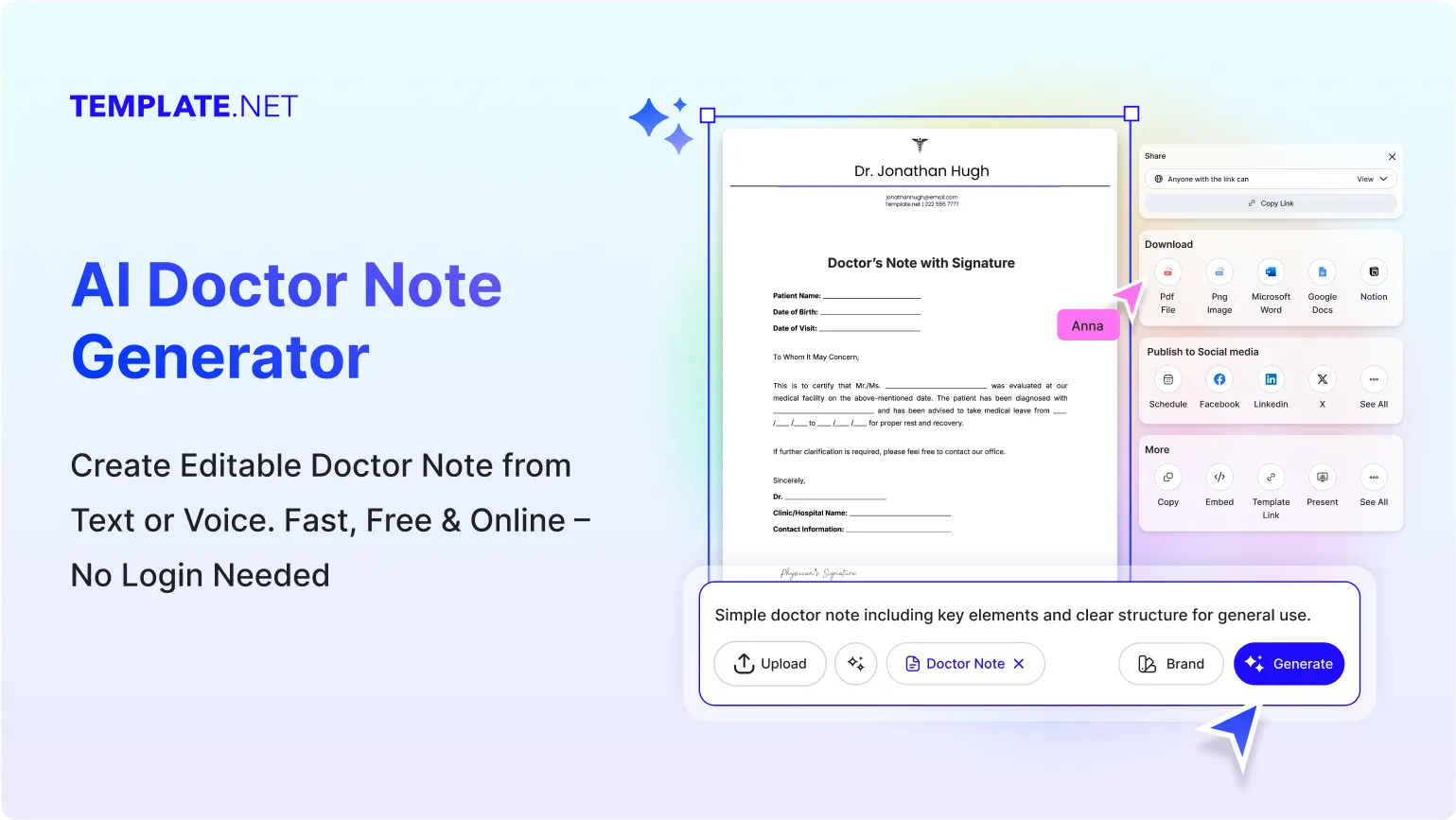 ai doctors note generator | Shapes AI