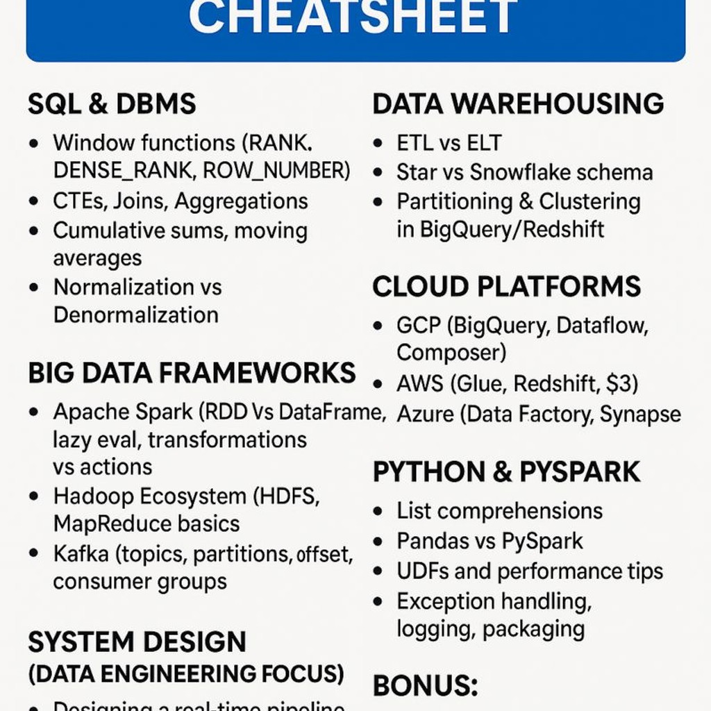 data engineer interview questions | Shapes AI