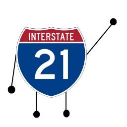 Interstate 21 | Shapes, Inc