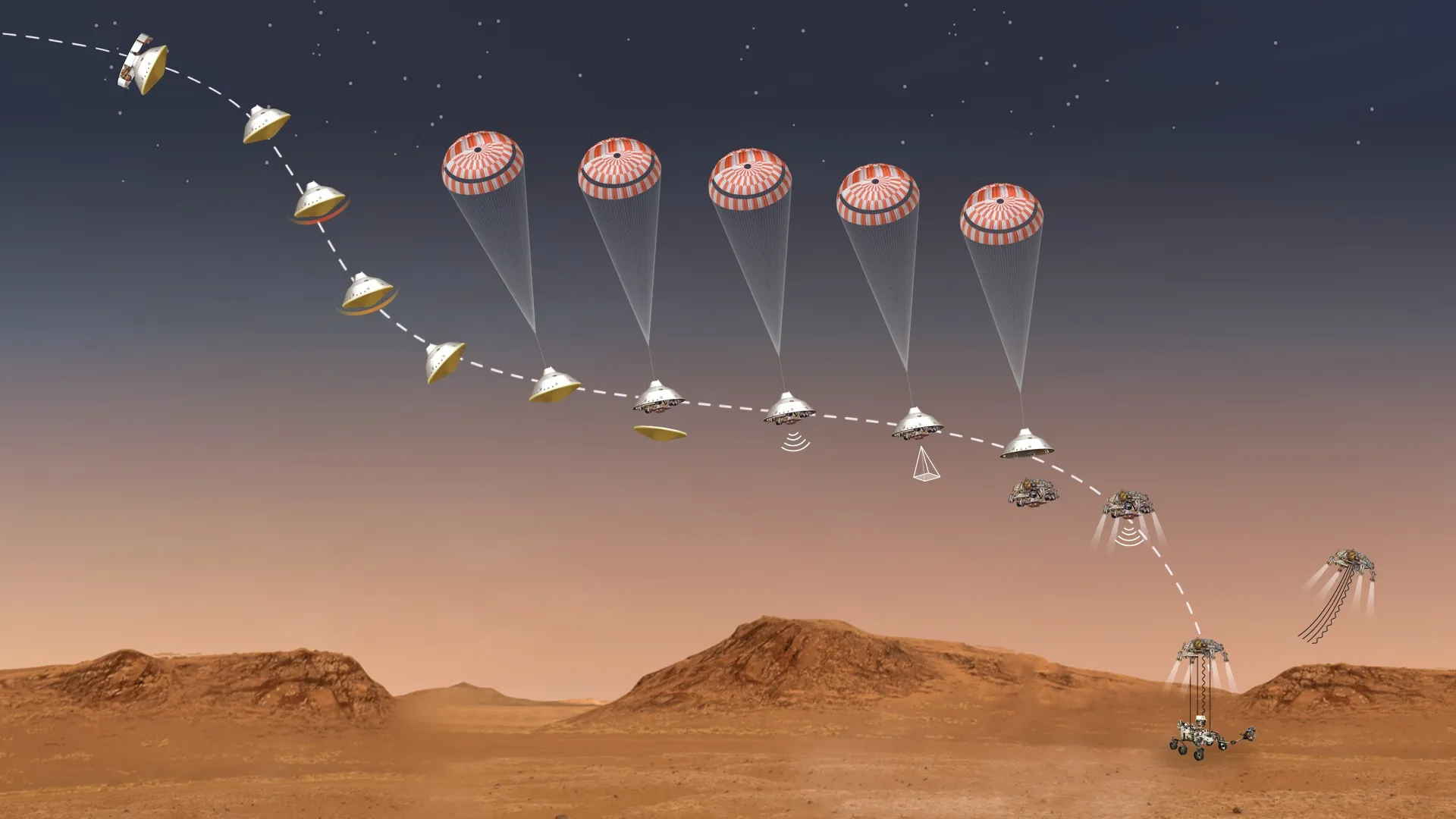 mars landing | Shapes AI