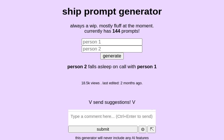 ship prompt generator | Shapes AI
