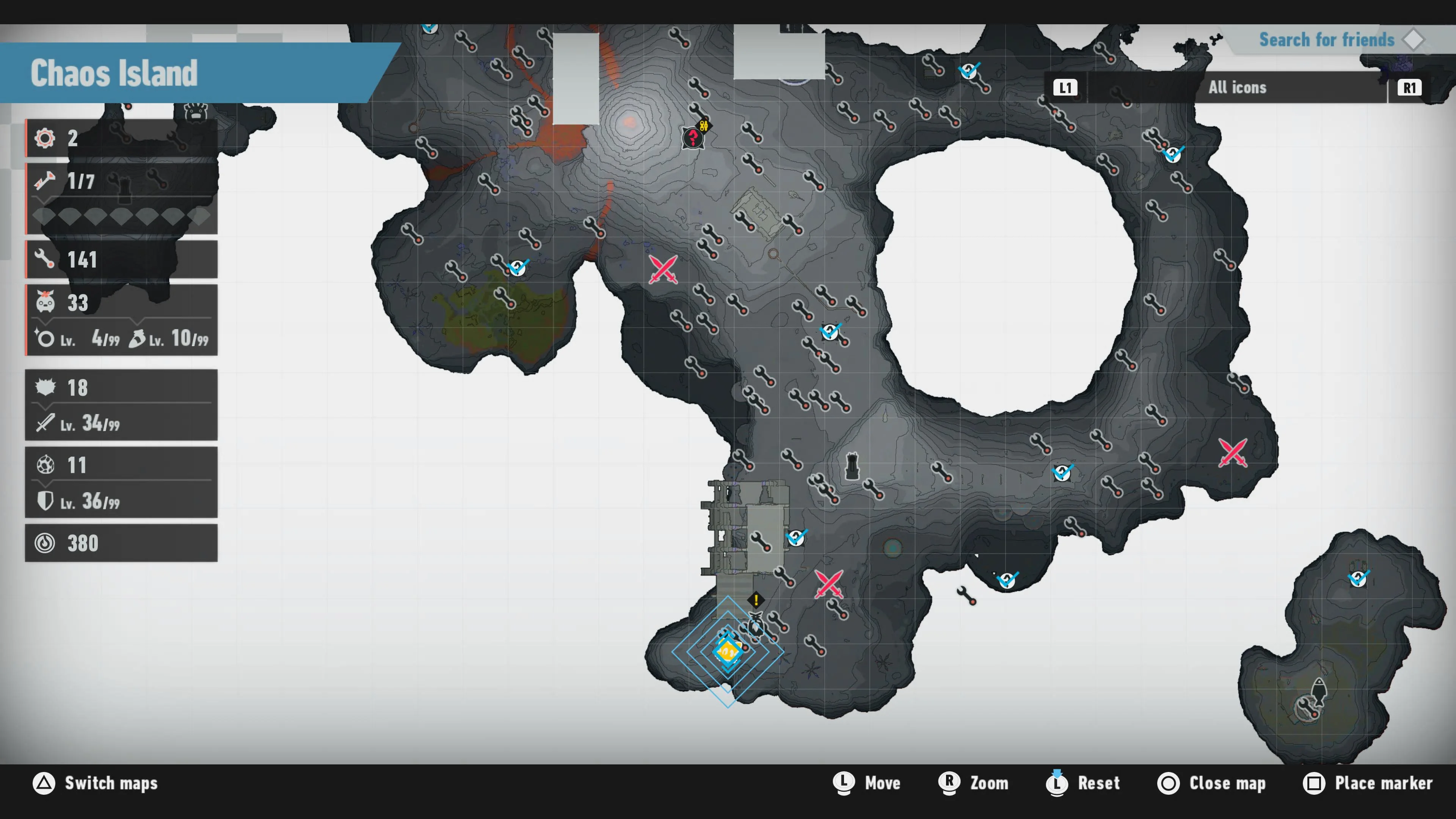 sonic frontiers chaos island map | Shapes AI