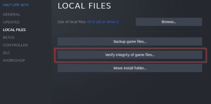 verify integrity of game files | Shapes AI